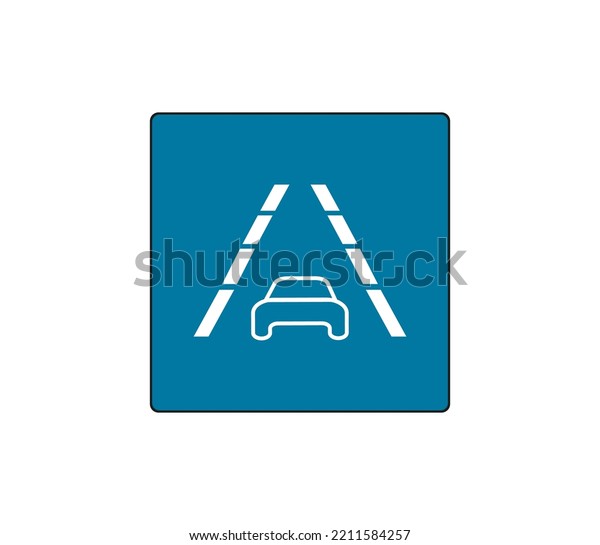 Vehicle Tracking System Button Lane Tracking Stock Vector (Royalty Free ...