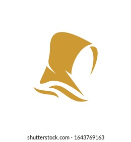 Veil Logo Design Simple Modern Stock Vector (Royalty Free) 1643769163 ...