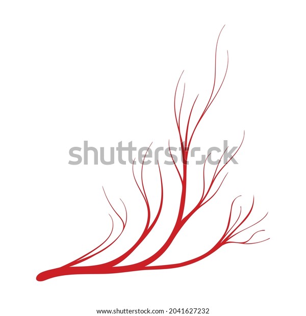Vein Human Vector Cartoon Icon Vector: vetor stock (livre de direitos ...