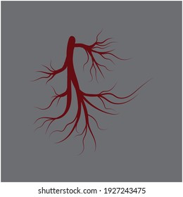 Veins Logo Template Vector Symbol Medical Stock Vector (Royalty Free ...