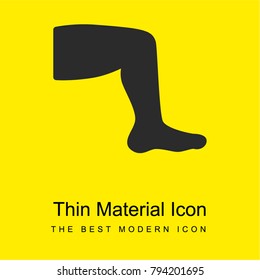 Vended Knee Bright Yellow Material Minimal Stock Vector (Royalty Free ...