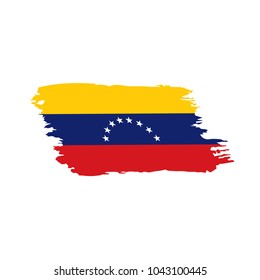 Grunge Venezuela Flag Distress Brush Stroke Stock Vector (Royalty Free ...