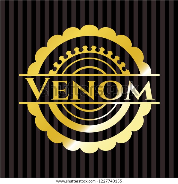 Venom Gold Badge Stock Vector (Royalty Free) 1227740155 | Shutterstock