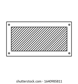 Realistic Vector Drawing Car Radiator Vector Stock Vector (Royalty Free ...