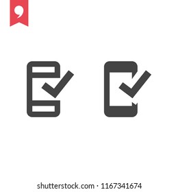 Verified Phone Icon Stock Vector (Royalty Free) 1167341674 | Shutterstock