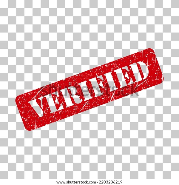 Verified Stamp Symbol Label Sticker Sign Stock Vector (Royalty Free ...