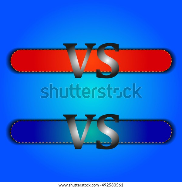 Versus Logo Competition Icon Fight Symbol: vector de stock (libre de ...