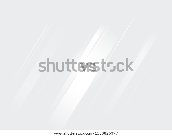 Versus Screen White Light Blue Vs Stock Vector (Royalty Free) 1558826399
