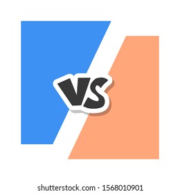 Versus Screen Vs Abstract Background Versus Stock Vector (Royalty Free ...