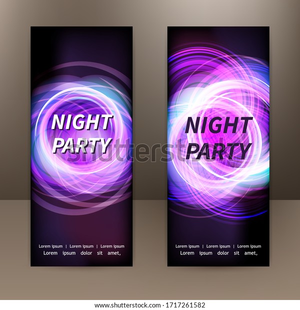 Vertical Banner Poster Flyer Invitation Template Stock Vector (Royalty ...
