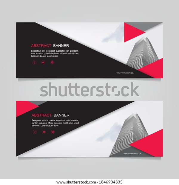 Vertical Banner Stand Template Design Can Stock Vector (Royalty Free ...