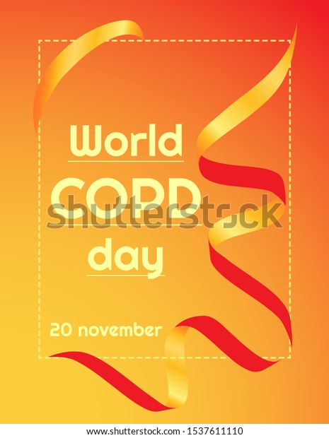 Vertical Banner World Copd Day Ribbon: เวกเตอร์สต็อก (ปลอดค่าลิขสิทธิ์ ...