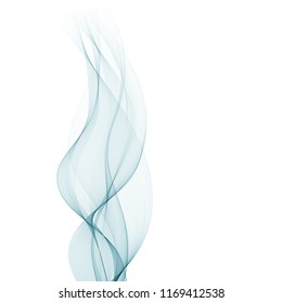 Vertical Blue Wave On White Background Stock Vector (Royalty Free ...