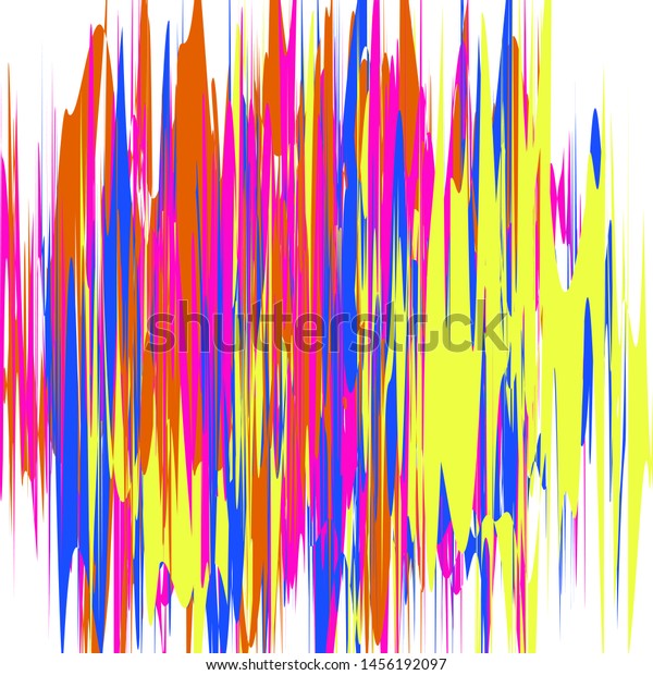Vertical Color Lines On White Background Stock Vector (Royalty Free ...