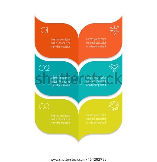 Vertical Curved Arrow Infographic Diagram Isolated 库存矢量图（免版税）454282933 ...