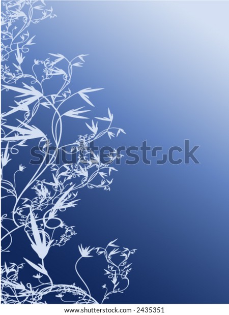 Vertical Floral Design Stock Vector (Royalty Free) 2435351 | Shutterstock