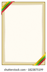 Vertical Frame Border Myanmar Flag Template: เวกเตอร์สต็อก (ปลอดค่า ...