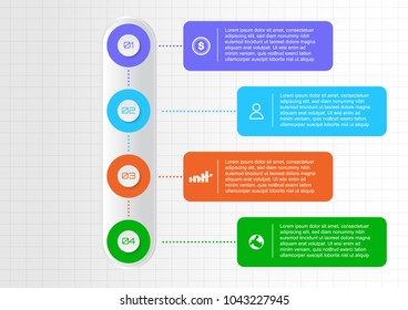 Vertical Infographic Element Vector Design Stock Vector (Royalty Free ...
