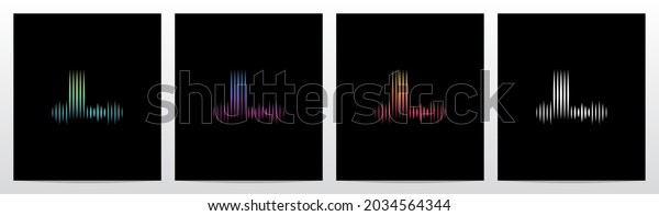 Vertical Lines Graphic Equalizer Letter Logo Stock Vector (Royalty Free ...