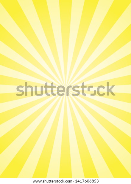 Vertical Sunlight Background Yellow Color Burst Stock Vector (Royalty ...