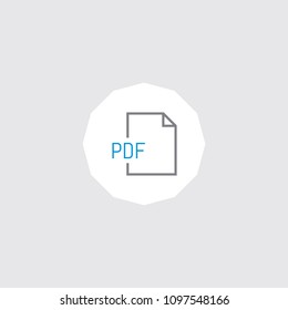 3,358 Pdf icon outline Stock Illustrations, Images & Vectors | Shutterstock