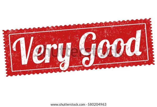 Very Good Grunge Office Rubber Stamp Stock Vector (Royalty Free) 580204963