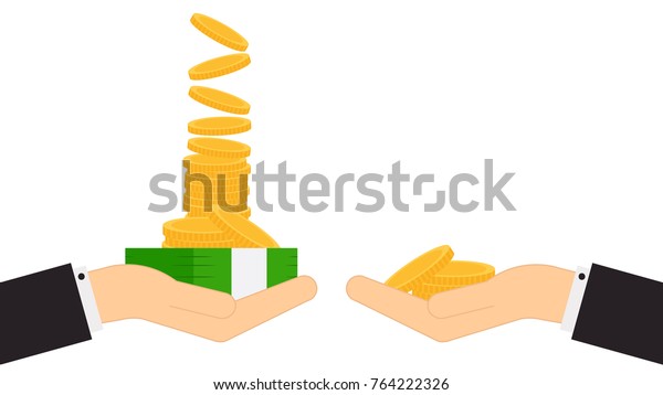 Very Money Less Money Business Vector Stock Vector (Royalty Free ...