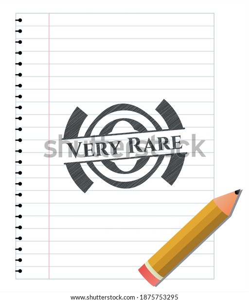 Very Rare Draw Pencil Strokes Vector Stock Vector (Royalty Free ...
