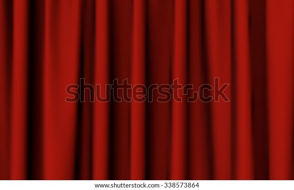 Very Realistic Red Curtain Background Vector 库存矢量图（免版税）338573864 ...
