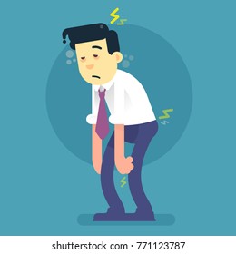 Very Sick Employee Stock Vector (Royalty Free) 771123787 | Shutterstock