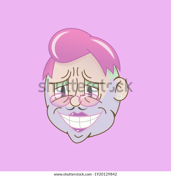 Very Stylish Guy Small Mustache Stock Vector (Royalty Free) 1920129842 ...