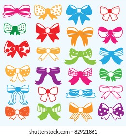 Very Sweet Ribbon Set Stock Vector (Royalty Free) 82921861 | Shutterstock