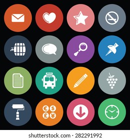 Very Useful Attractive Colorful Icons Web Stock Vector (Royalty Free ...