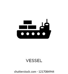 Vessel Icon Vessel Symbol Design Nautical Stock Vector (Royalty Free ...