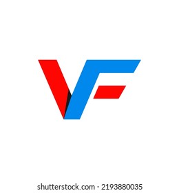 Vf Fv Logo Template Vector Symbol Stock Vector (Royalty Free ...