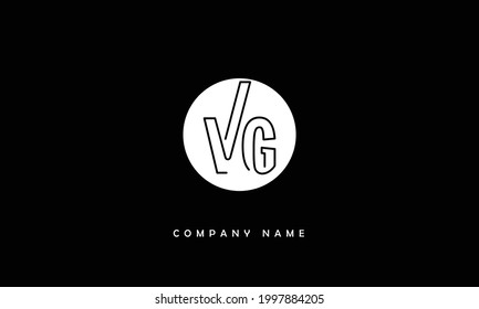 Vg Gv Alphabets Letters Logo Monogram Stock Vector (Royalty Free ...