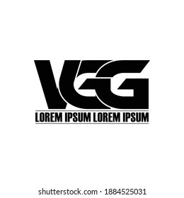 Vgg Letter Monogram Logo Design Vector Stock Vector (Royalty Free ...