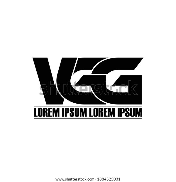 Vgg Letter Monogram Logo Design Vector Stock Vector (Royalty Free ...