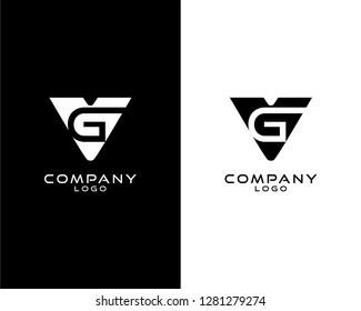 Vddv Initial Abstract Company Logo Template Stock Vector (Royalty Free ...