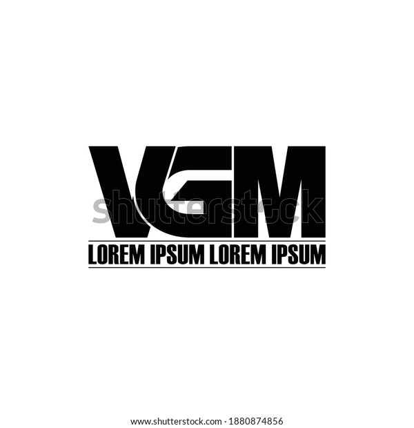 Vgm Letter Monogram Logo Design Vector Stock Vector (Royalty Free ...