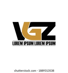 Vgz Letter Monogram Logo Design Vector Stock Vector (Royalty Free ...
