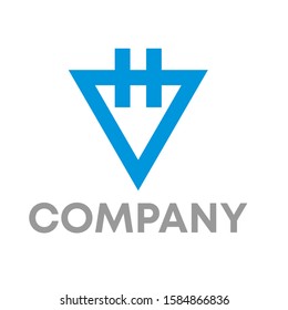 Vh Logo Icon Design Template Sign Stock Vector (Royalty Free) 1584866836