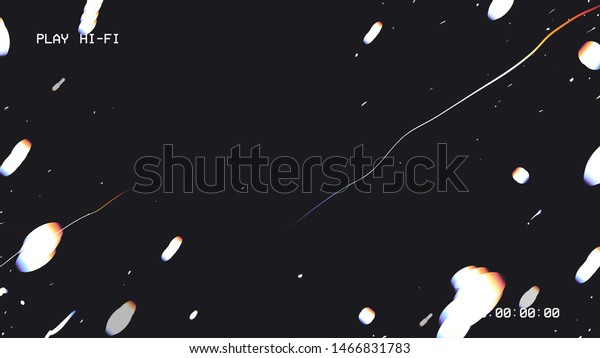 Vhs Camcorder Style Rgb Flare Effects Stock Vector (Royalty Free ...