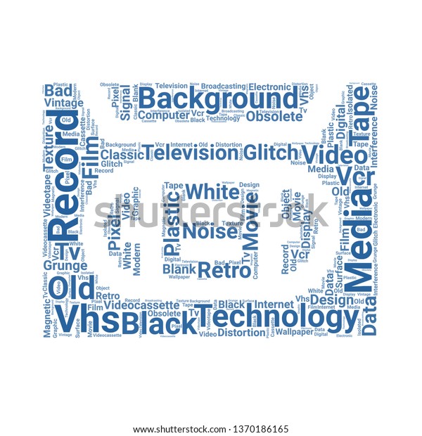 Vhs Word Cloud Tag Cloud About Stock Vector (Royalty Free) 1370186165 ...