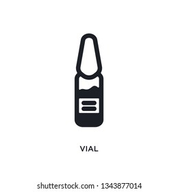 Vial Isolated Icon Simple Element Illustration Stock Vector (Royalty ...