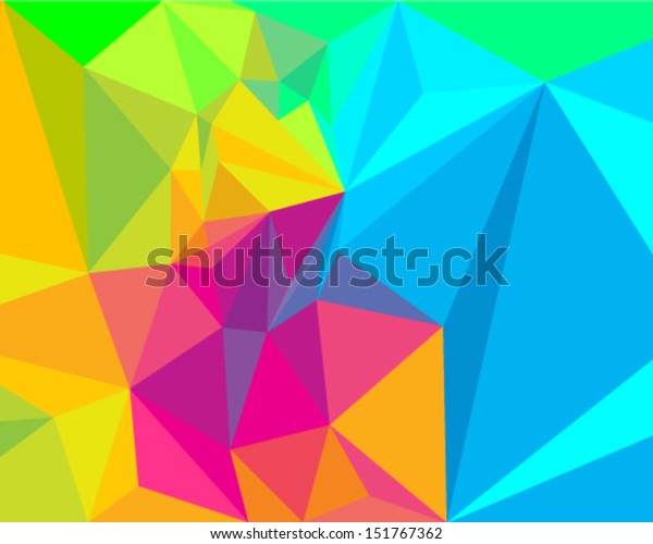 Vibrant Colorful Prism Stock Vector (Royalty Free) 151767362 | Shutterstock