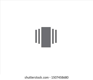 Vibration Icon Logo Vector Design Stock Vector (Royalty Free ...