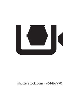 Vice Clamp Icon Illustration Isolated Vector Stock Vector (Royalty Free ...
