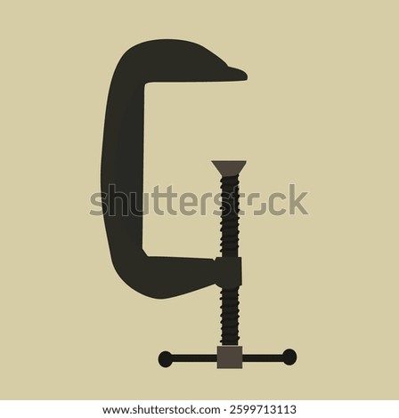 C Clamp Drawing | Free download on ClipArtMag