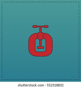 Vices Icon Illustration Red Pictogram Black Stock Illustration 549011035